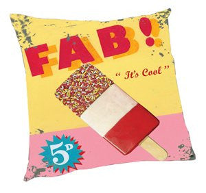 Vintage Fab! Ice Cream Pillow – Fun Rooms For Kids