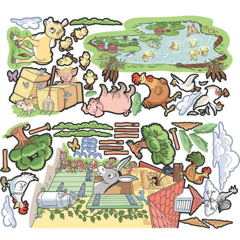 Funberry Farm Animals Wall Decals – Fun Rooms For Kids